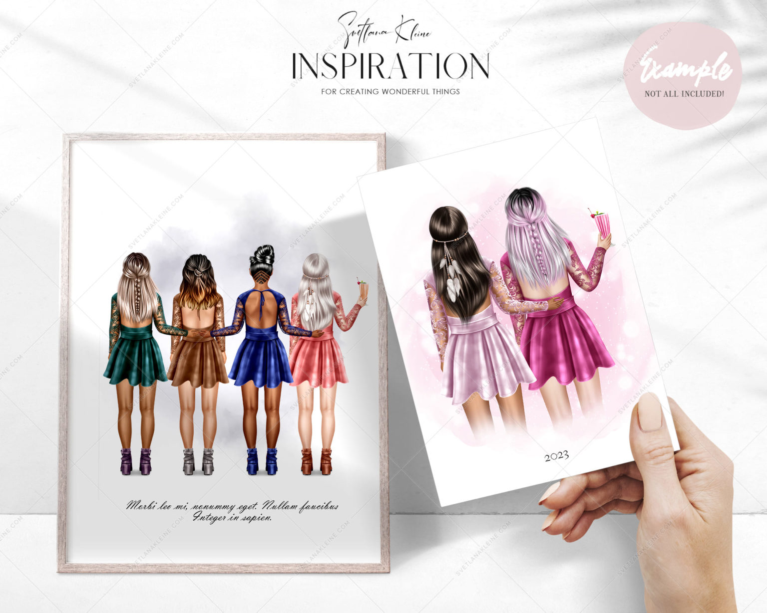 Teen Girls Clip Art, Evening Clothes Clipart, Teenagers Girl - Svetlana ...