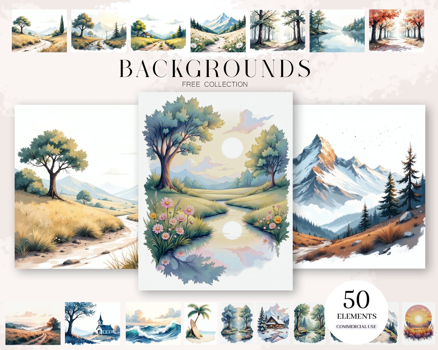 Free Nature Backgrounds - Svetlana Kleine
